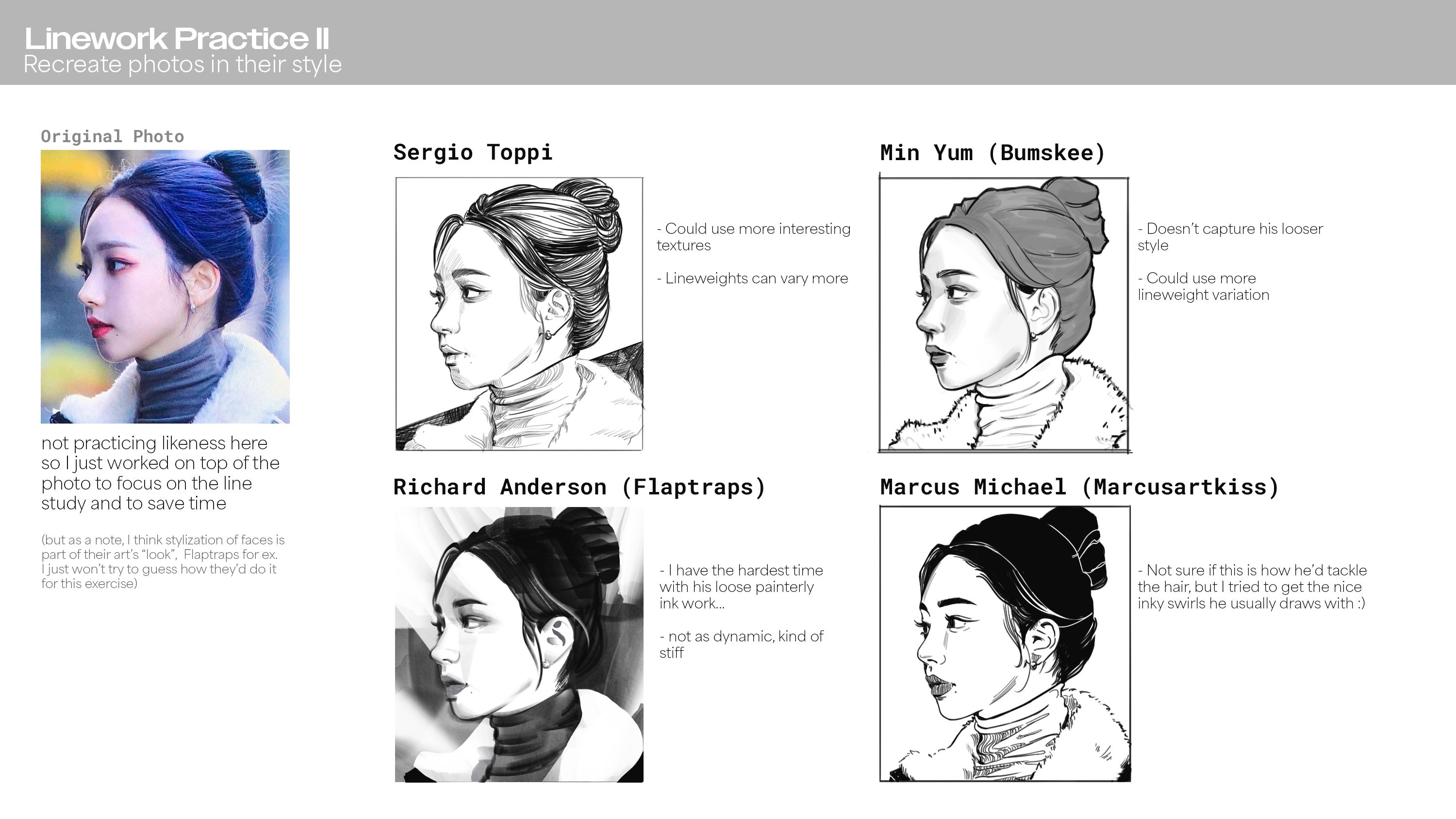 Linework Practice | Lesson 1 Homework | Learn Squared