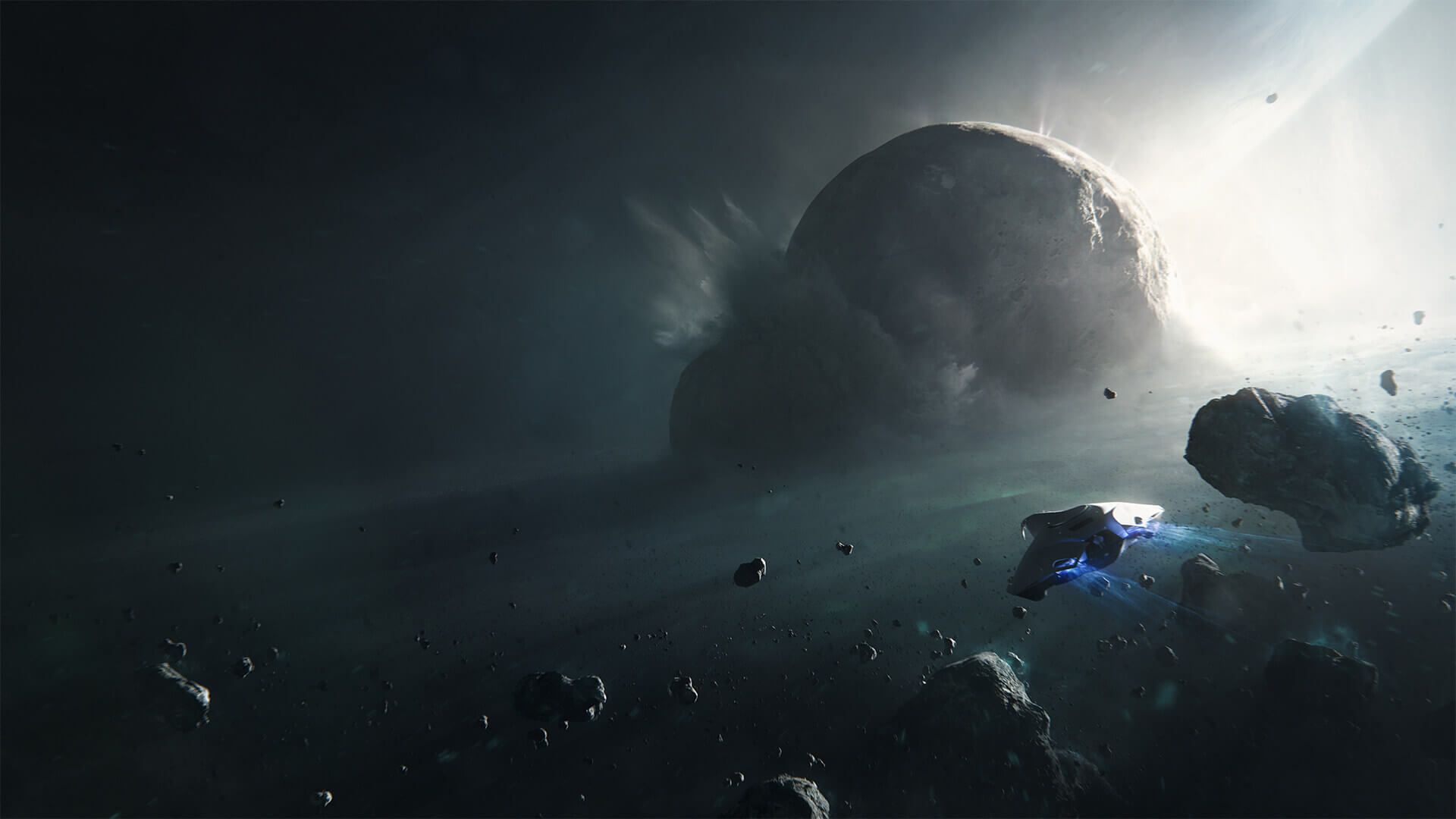 Destruction Scene Paintover | Galactic Concept Art | Learn Squared