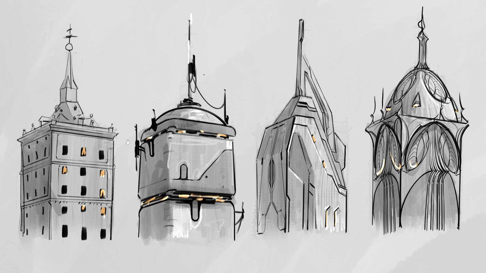 Establishing a Design Language | Environment Concept Art | Learn Squared