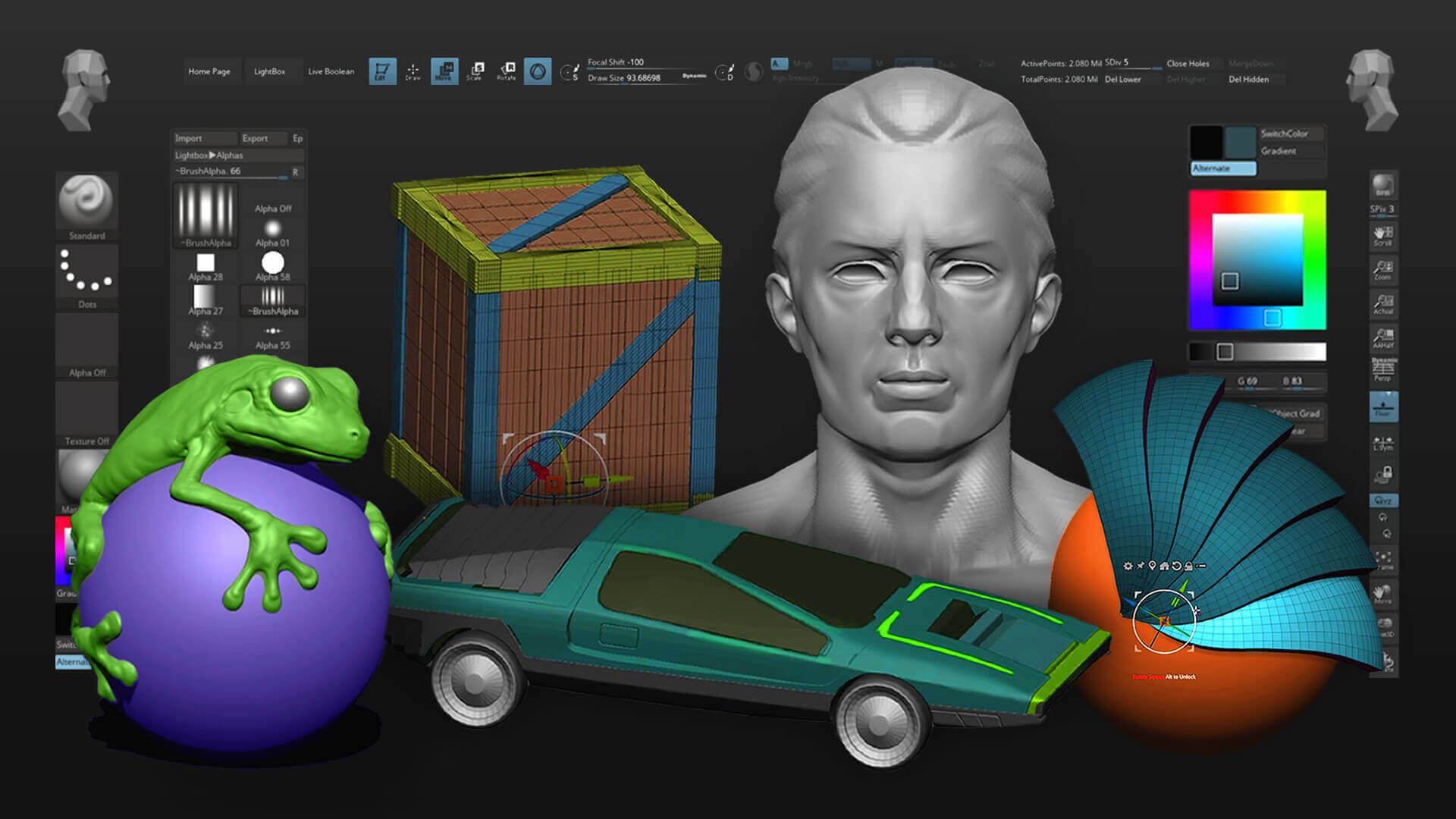 Full Course: ZBrush Basics | Environment Concept Art | Learn Squared