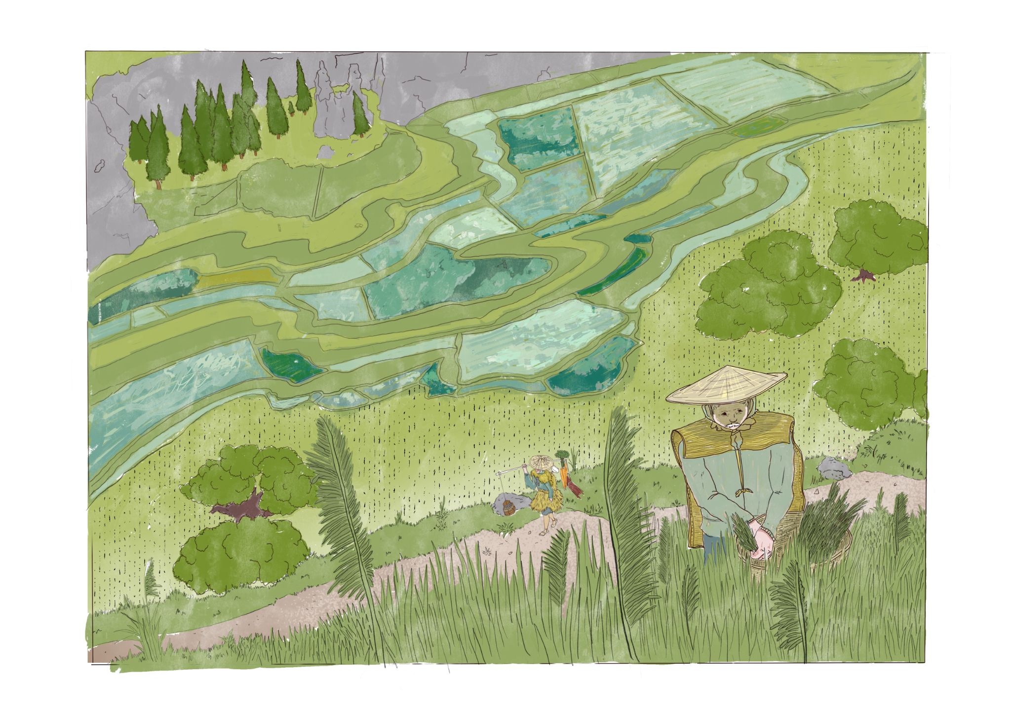 H.W. 8. Painting Everything. Luis Joan Mirabal. Small Scale Locations Color Blocking. | Lesson 3 ...