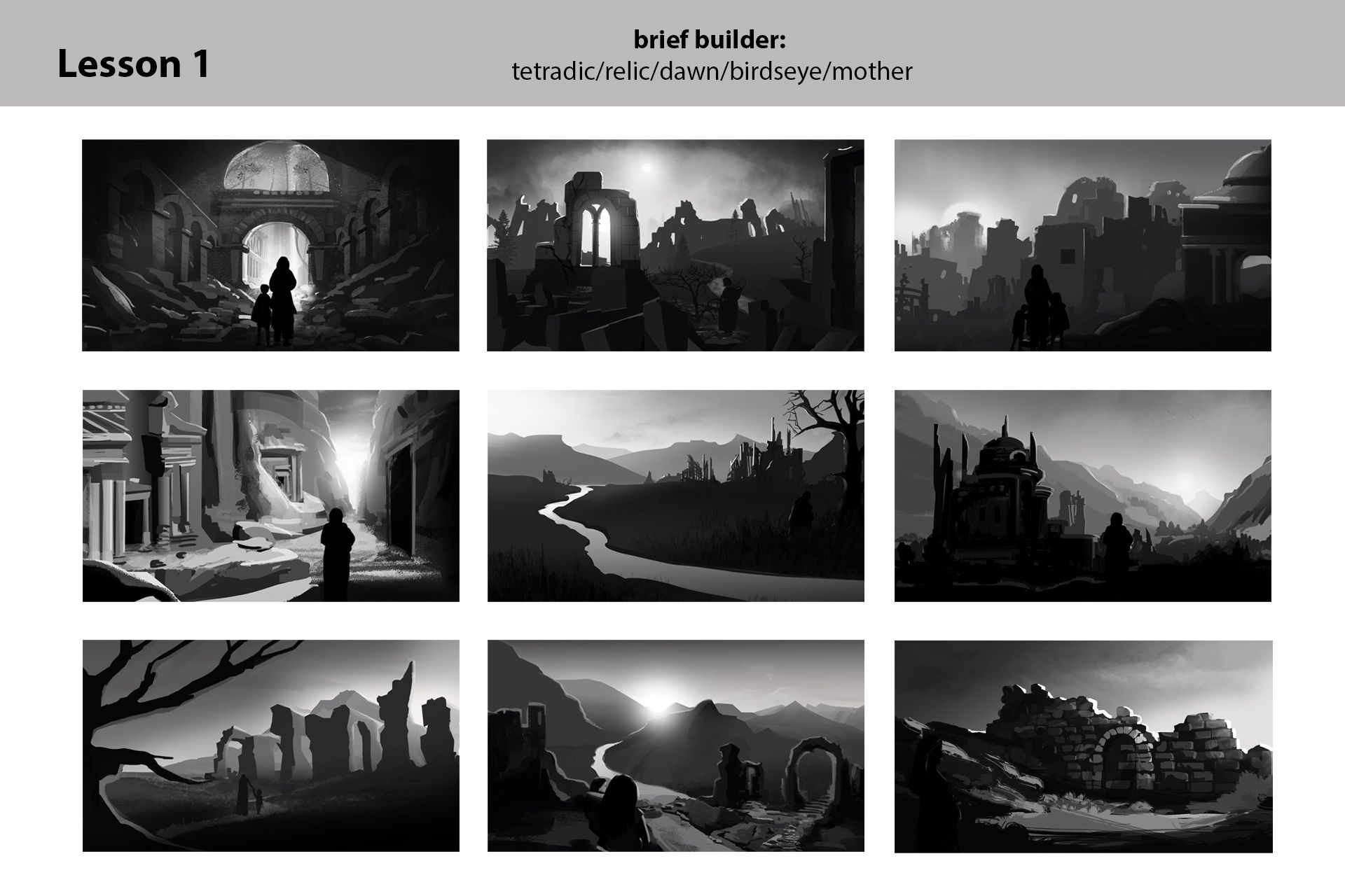 Composition thumbnails | Lesson 3 Homework | Learn Squared